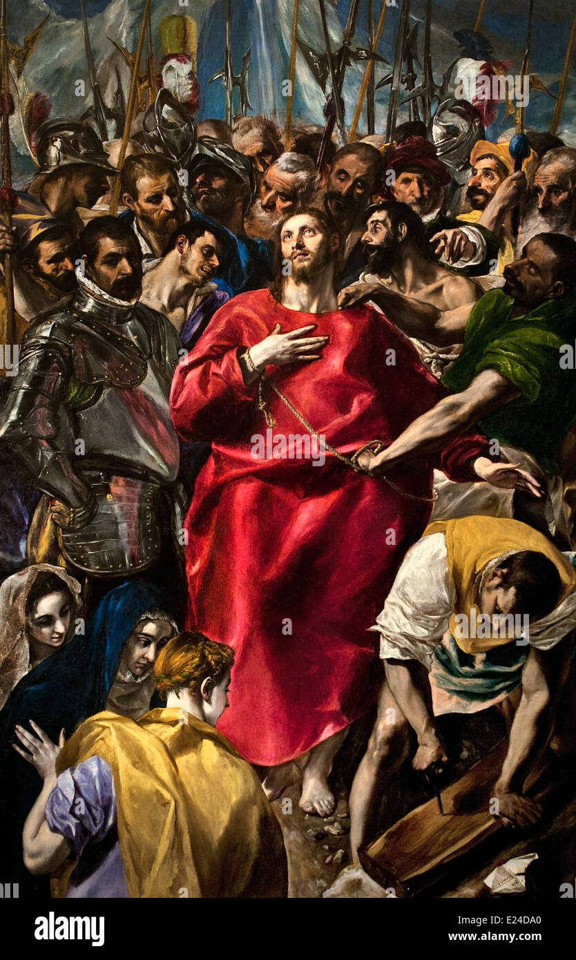 The Disrobing of Christ (El Espolio) 1577-79 El Greco Dominikos ...
