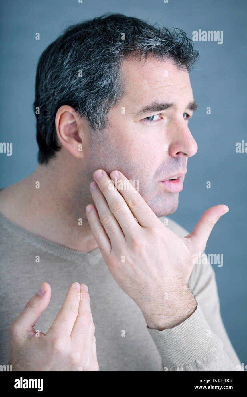 Man face Stock Photo - Alamy