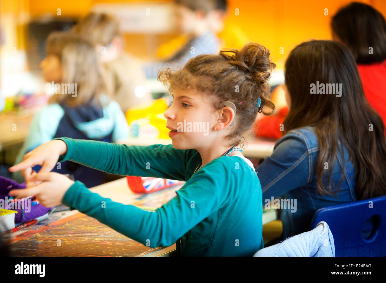 Child hearing aid hi-res stock photography and images - Alamy
