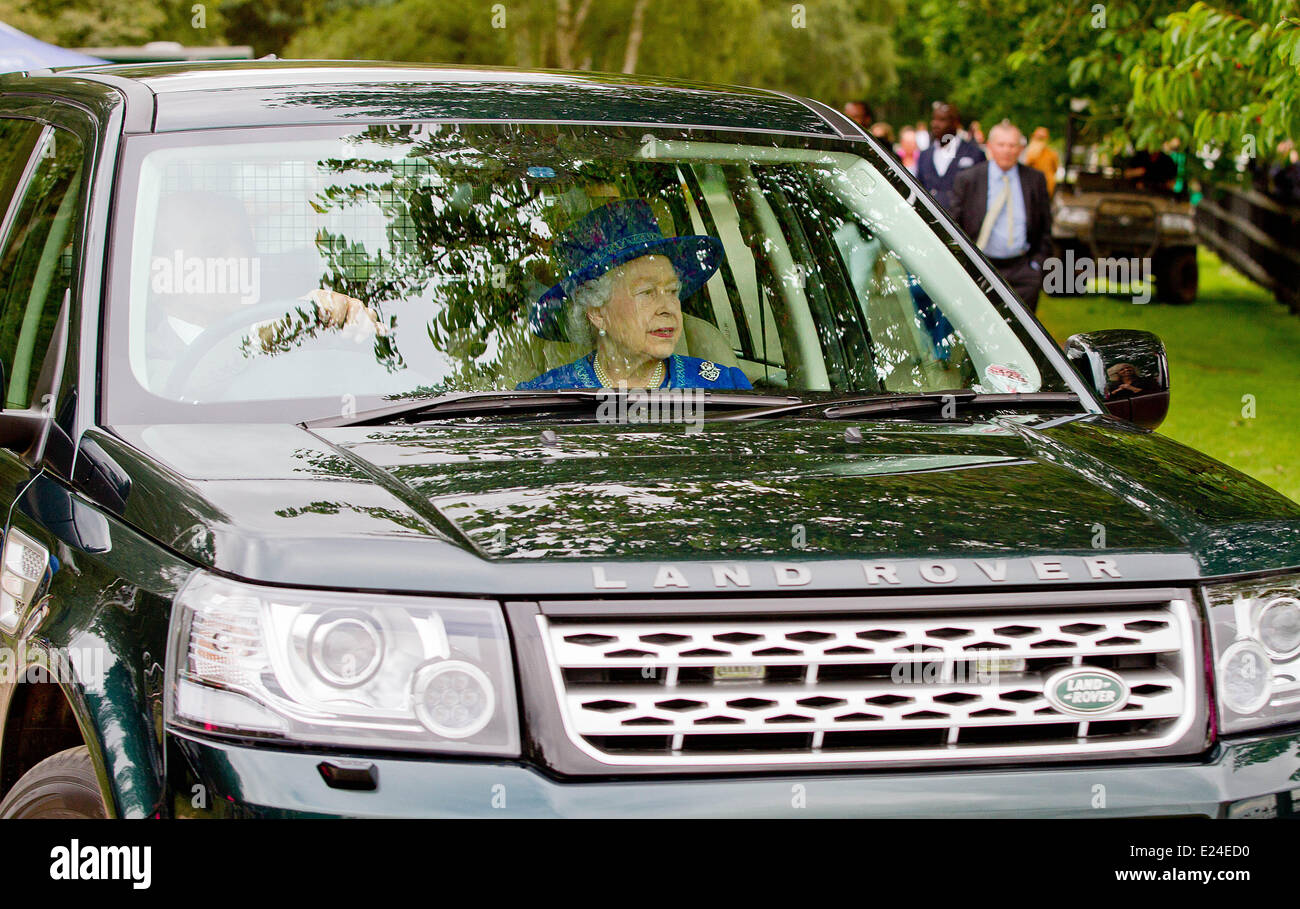 London, UK. 14th June, 2014.Britain's Queen Elizabeth II and Prince ...