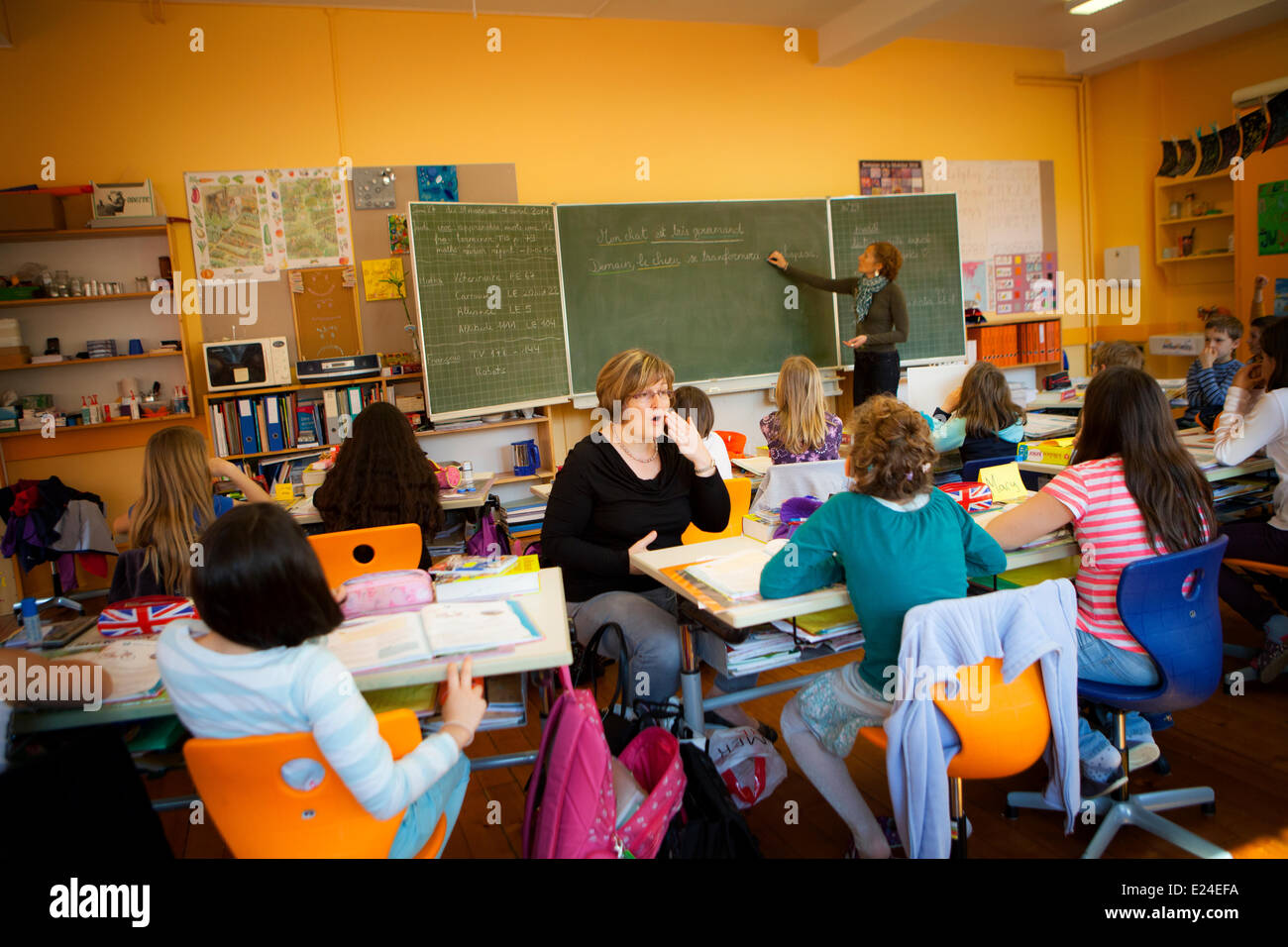 Deaf Children In Classroom