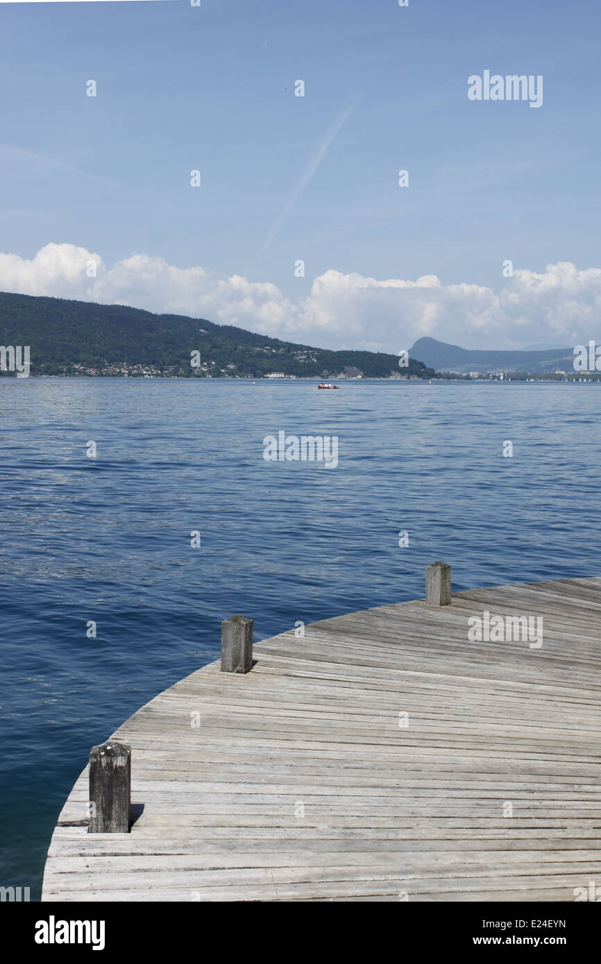 Village of Menthon-Saint-Bernard, Lake Annecy, Haute-Savoie, Rhône ...