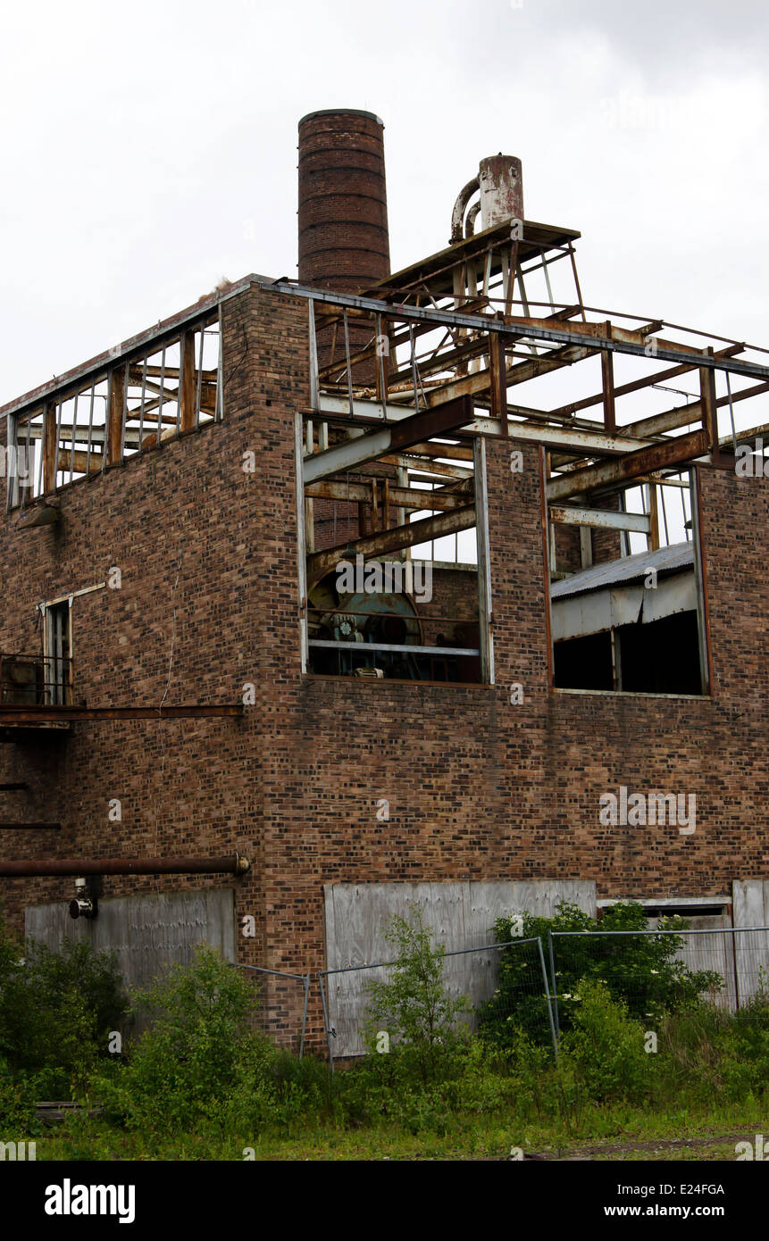 The old Lady Victoria Colliery, a deep coal mine, which is now the ...