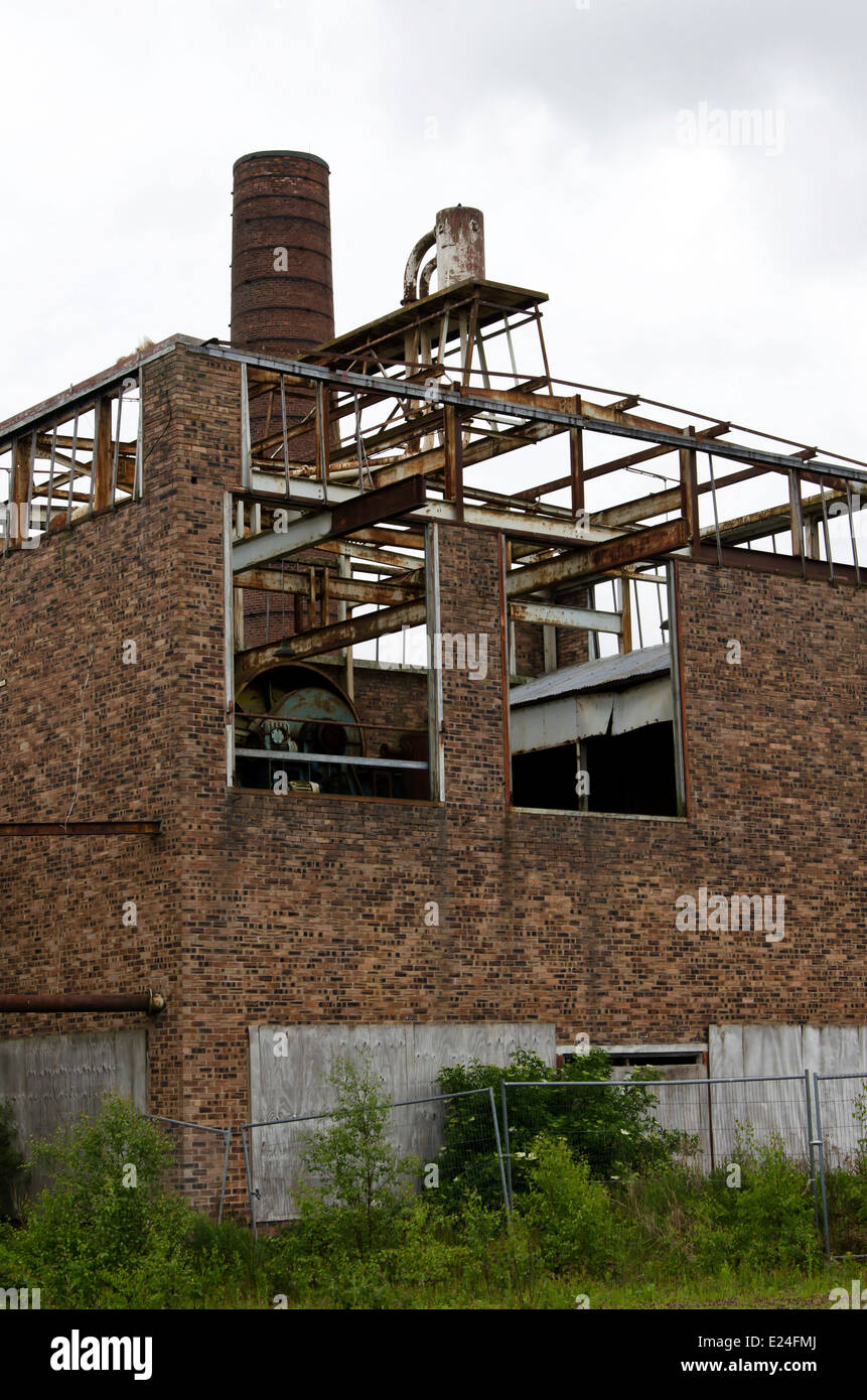 The old Lady Victoria Colliery, a deep coal mine, which is now the ...
