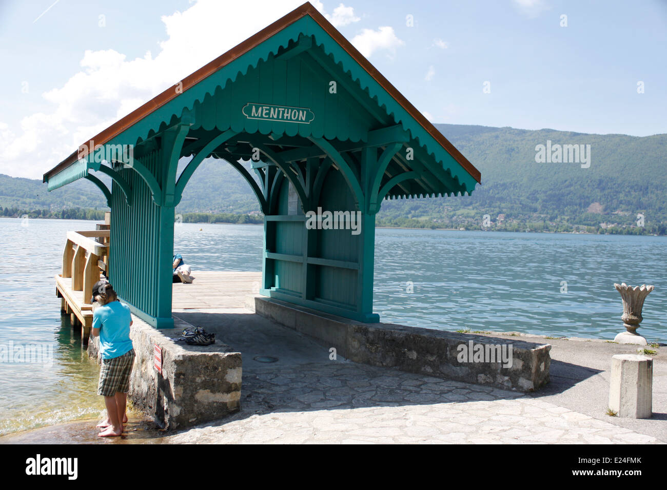 Village of Menthon-Saint-Bernard, Lake Annecy, Haute-Savoie, Rhône ...