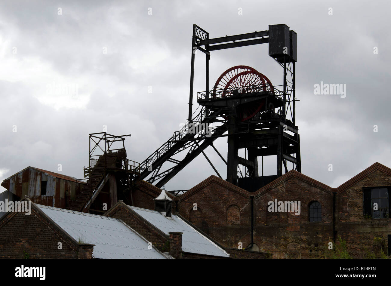 The old Lady Victoria Colliery, a deep coal mine, which is now the ...