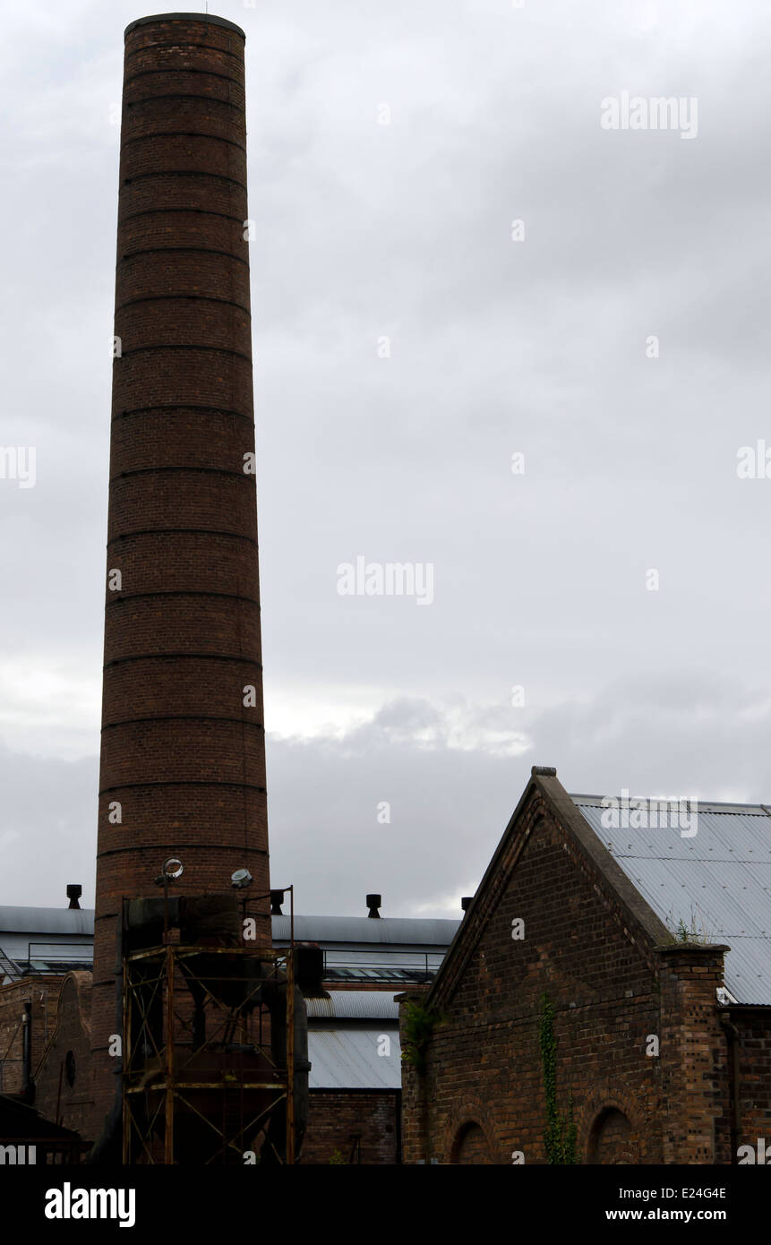 The old Lady Victoria Colliery, a deep coal mine, which is now the ...