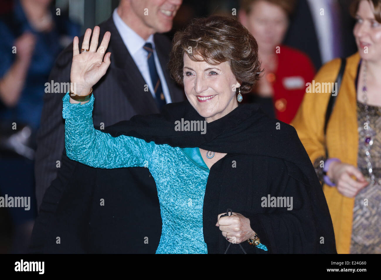 Princess Margriet at the celebration of the 75th anniversary of the ...