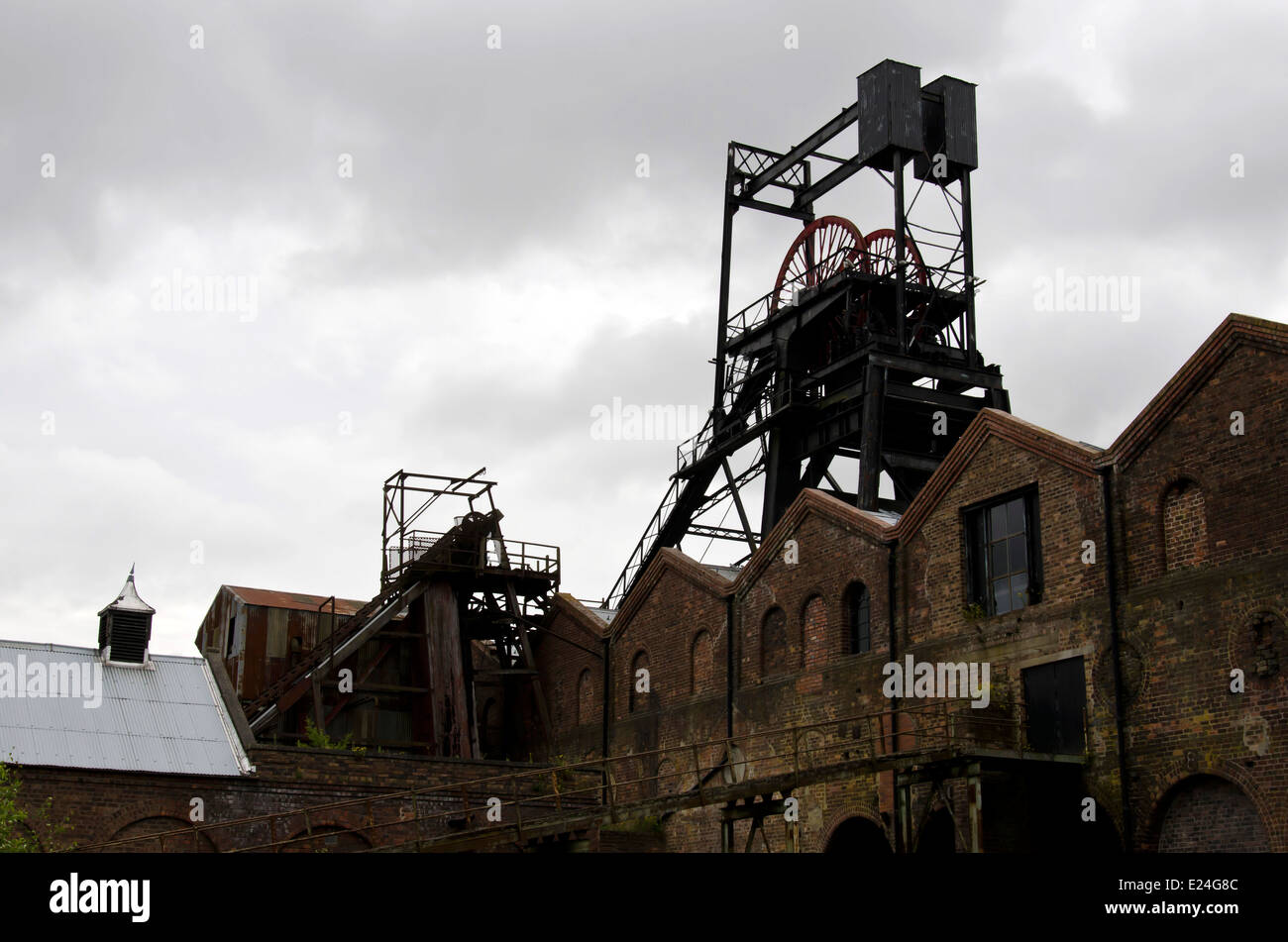 The old Lady Victoria Colliery, a deep coal mine, which is now the ...