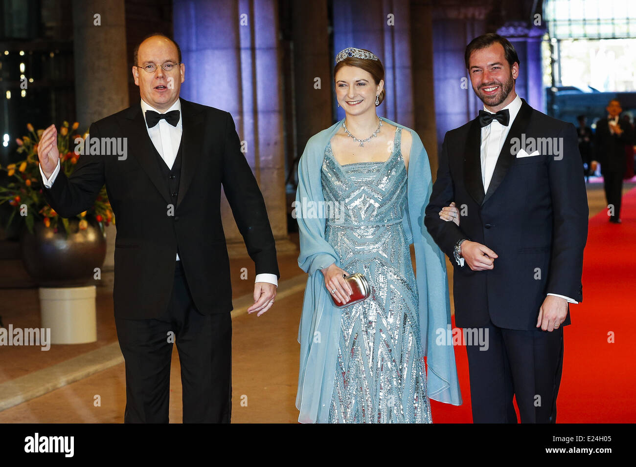 Prince Albert of Monaco, Duke Guillaume and duke Stephanie of ...