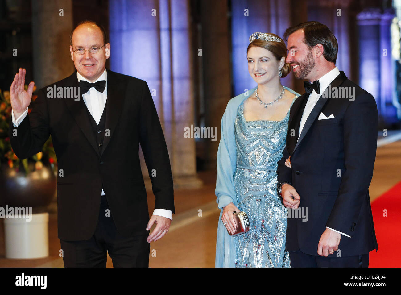 Prince Albert of Monaco, Duke Guillaume and duke Stephanie of ...