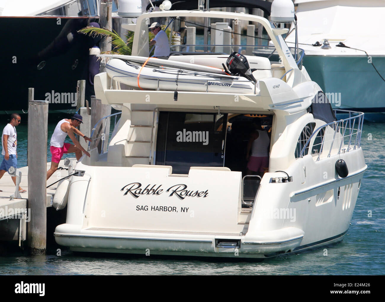 Cristiano Ronaldo Real Madrid soccer player on vacation in Miami. Miami ...