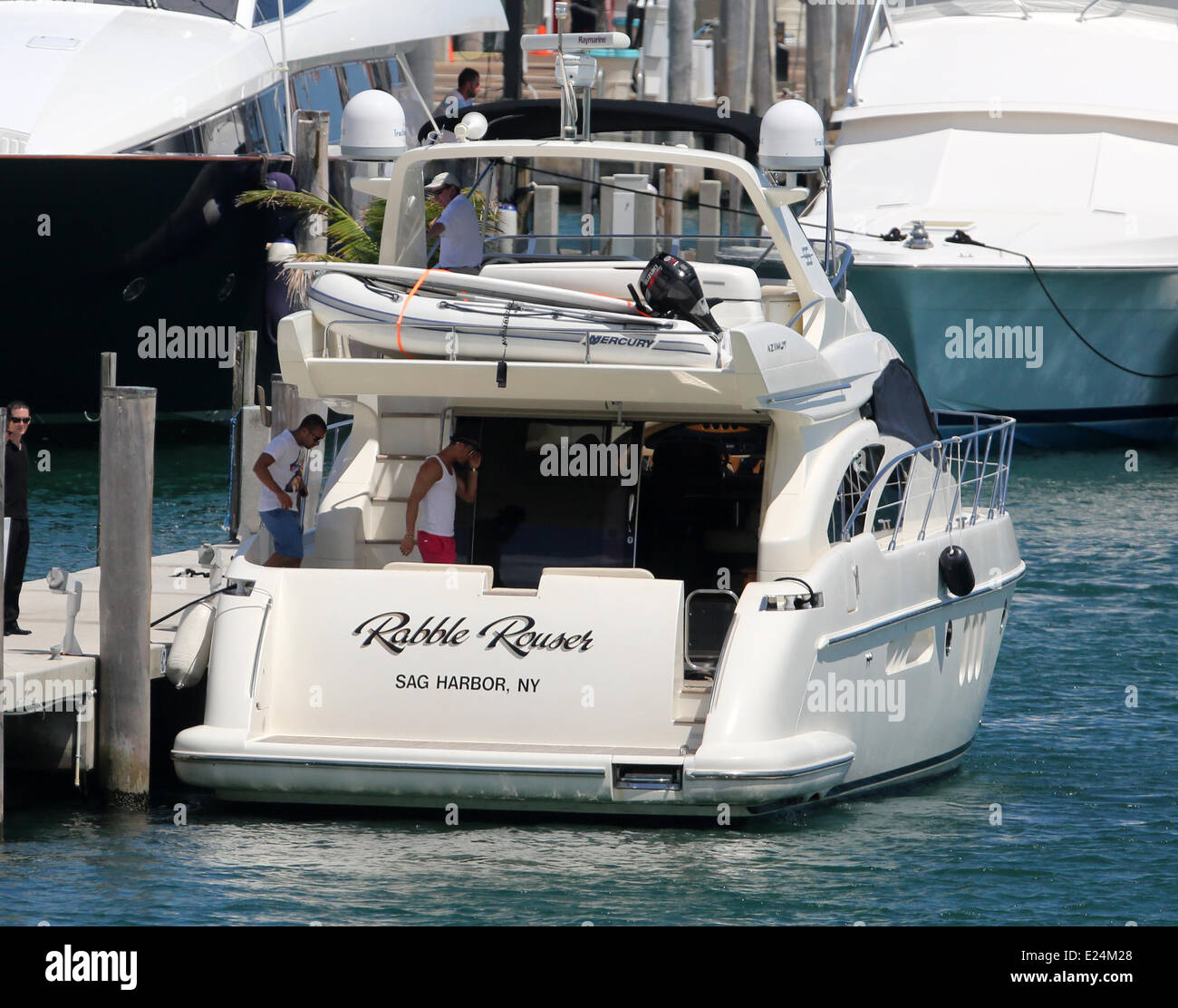 Cristiano Ronaldo Real Madrid soccer player on vacation in Miami. Miami ...