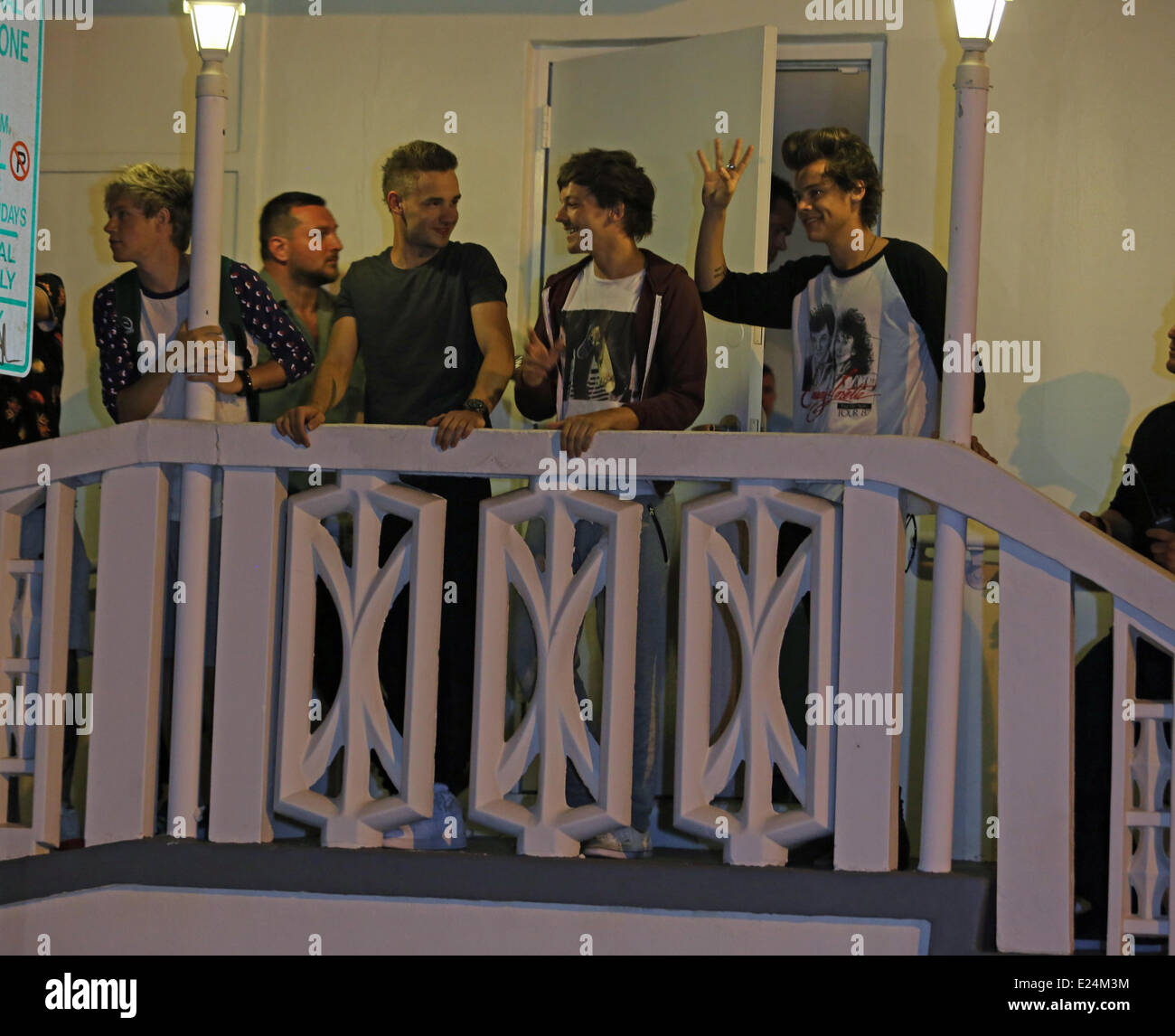 Niall Horan Holding A Blank Sign