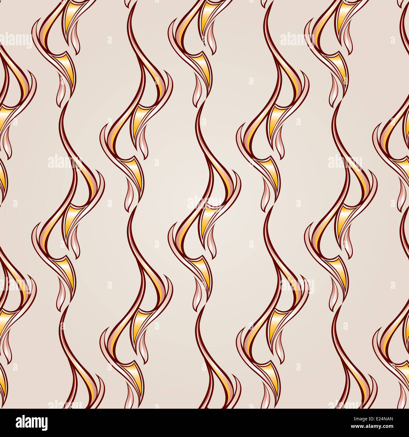 Wavy vine design hi-res stock photography and images - Alamy