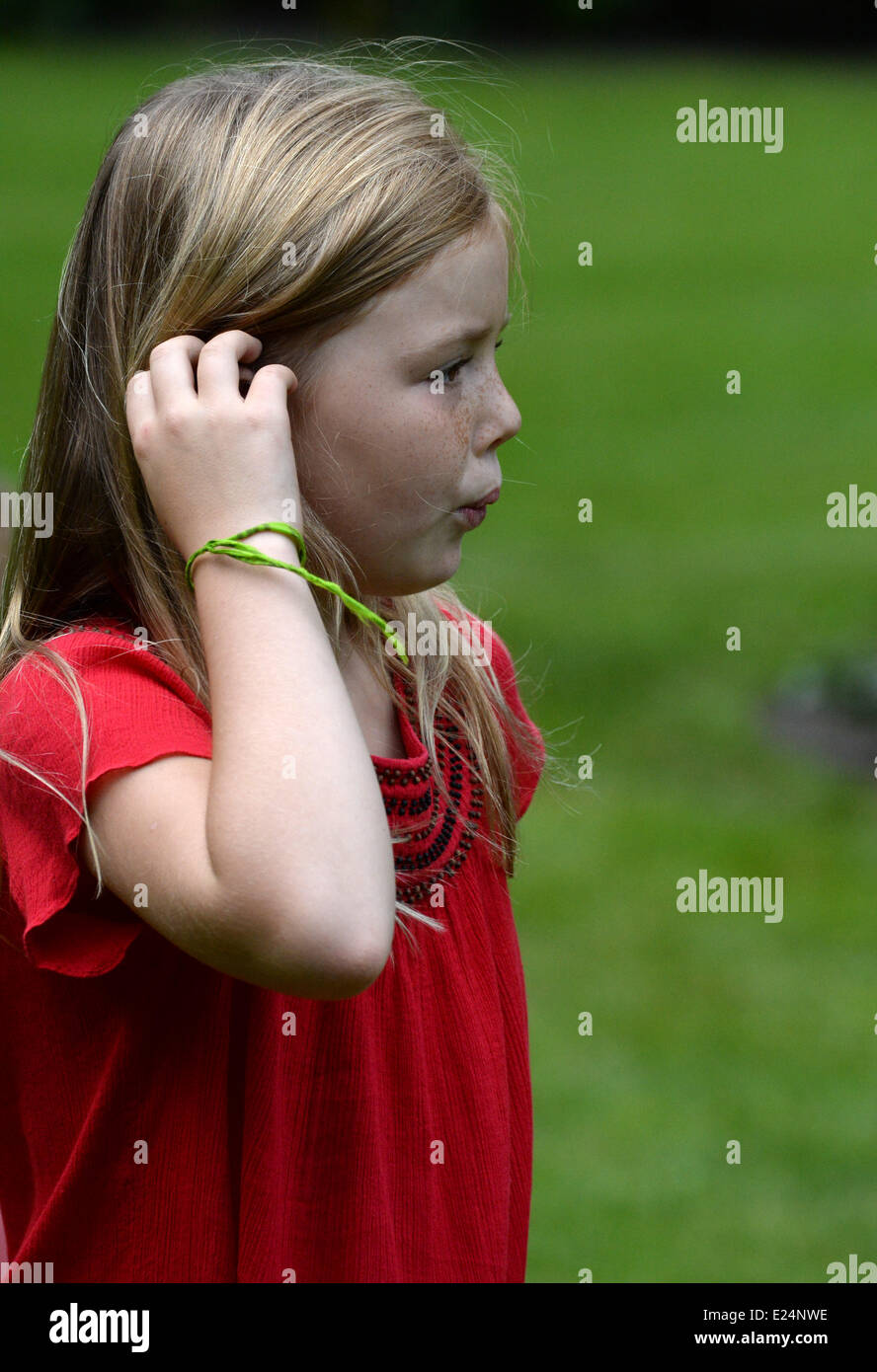 Catharina-Amalia Princess of Orange posing for the annual photocall at ...