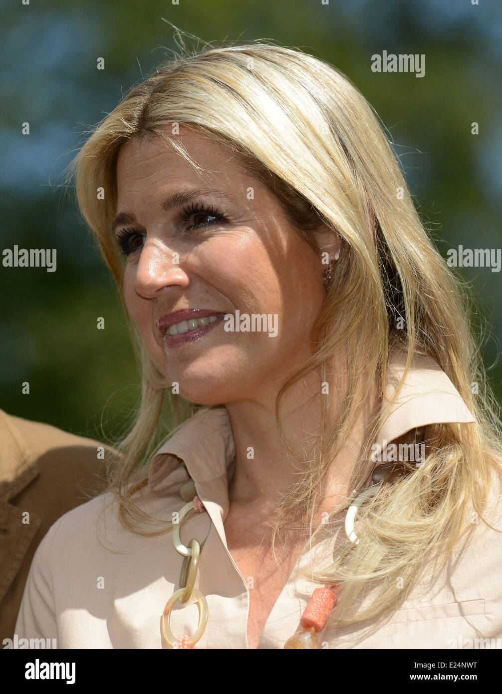 Queen Maxima of the Netherlands posing for the annual photocall at ...