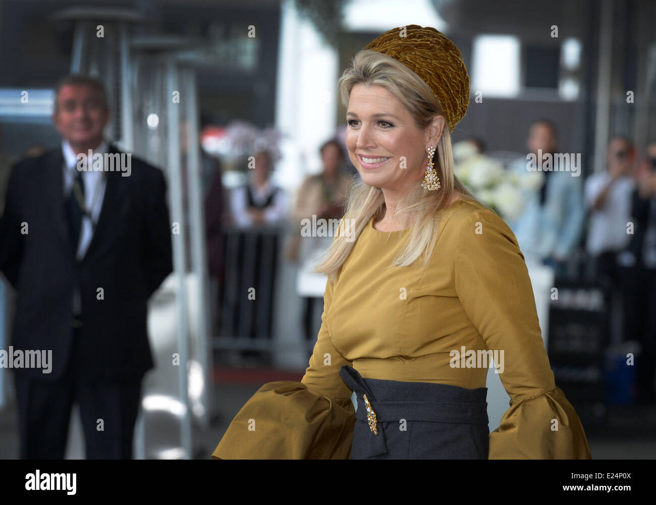 Queen Maxima of the Netherlands at the opening of the Kazimir Malevich ...