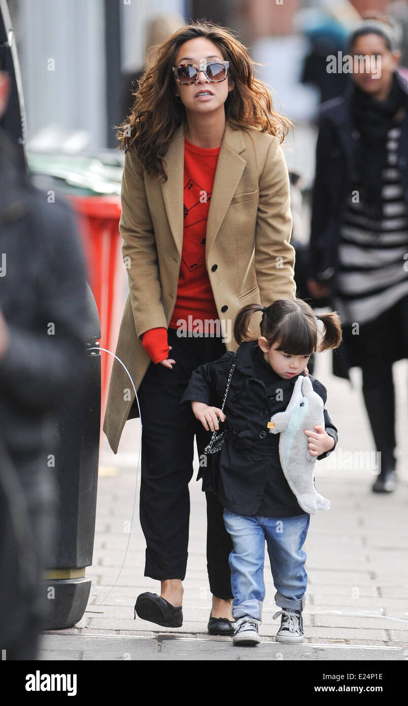 Myleene Klass, Hero Quinn running errands with her adorable daughters ...