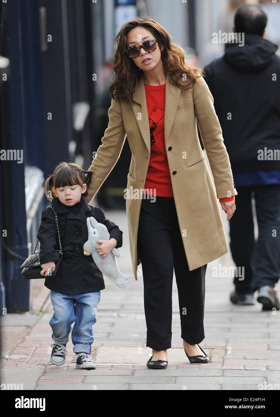 Myleene Klass, Hero Quinn running errands with her adorable daughters ...