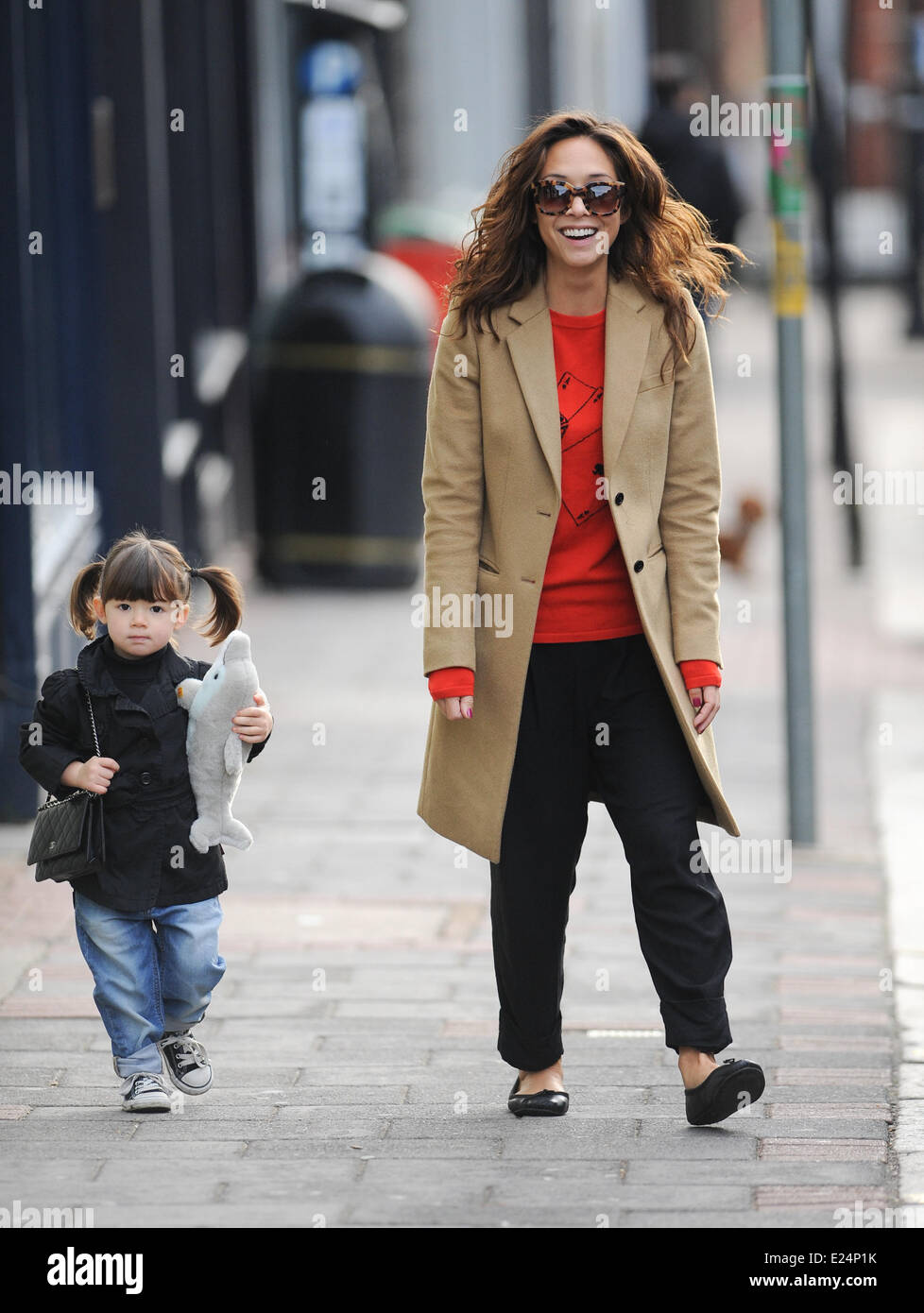 Myleene Klass, Hero Quinn running errands with her adorable daughters ...