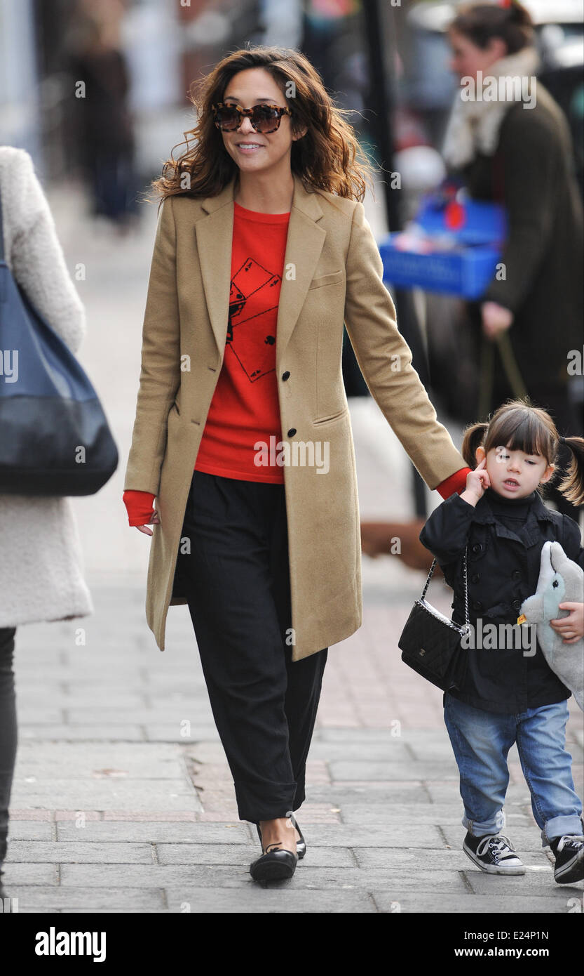 Myleene Klass, Hero Quinn running errands with her adorable daughters ...