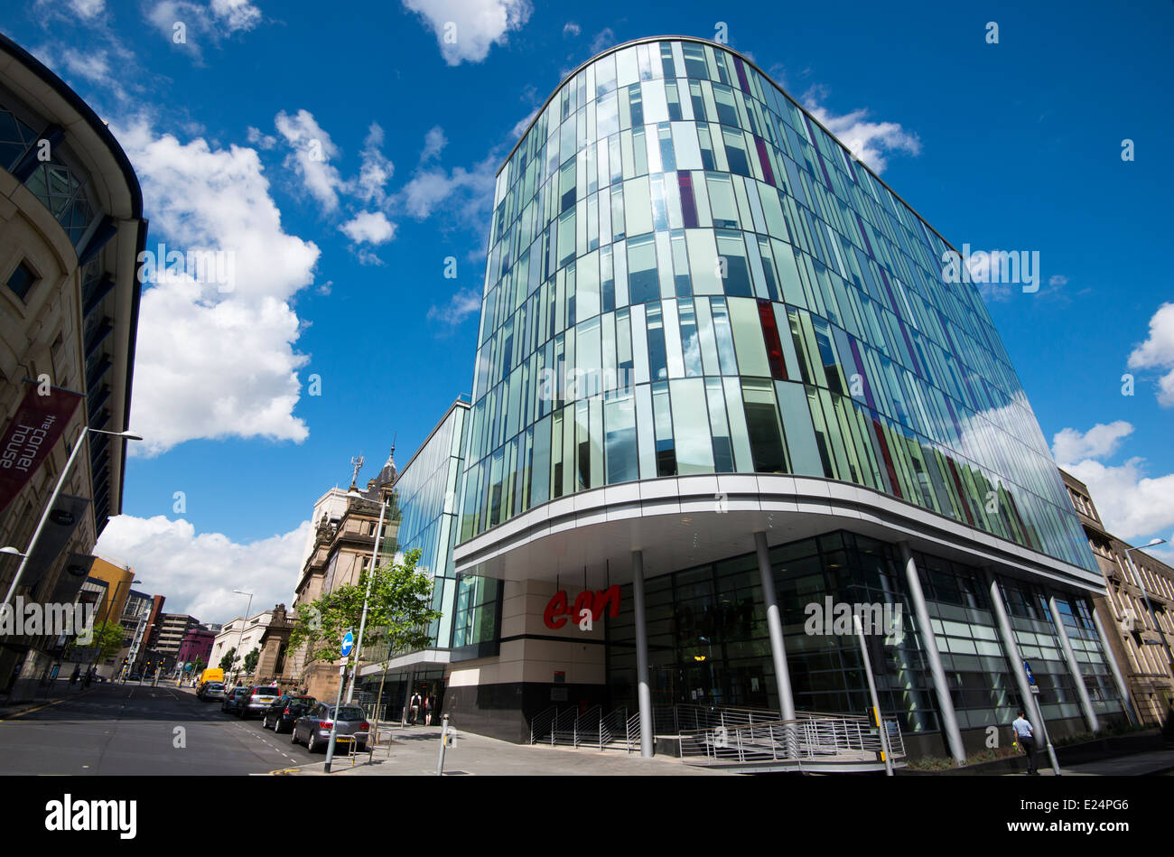 Eon building at Trinity Square Nottingham City Centre, Nottinghamshire ...