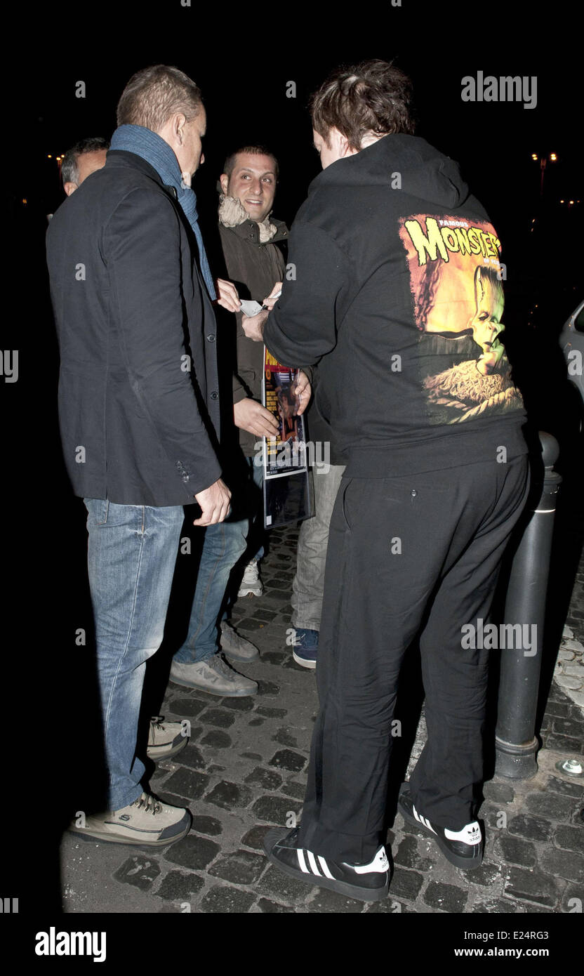 Quentin Tarantino spotted out at Restaurant Il Bolognese in Rome ...