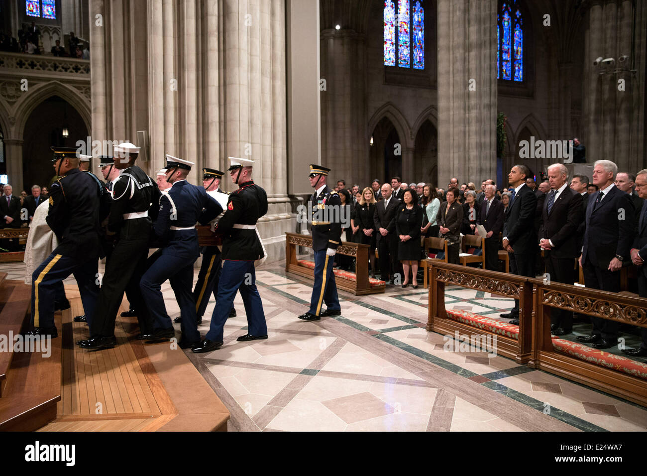 resident Barack Obama, Vice President Joe Biden and former President ...
