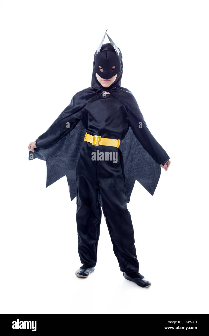 Boy with batman mask hi-res stock photography and images - Alamy