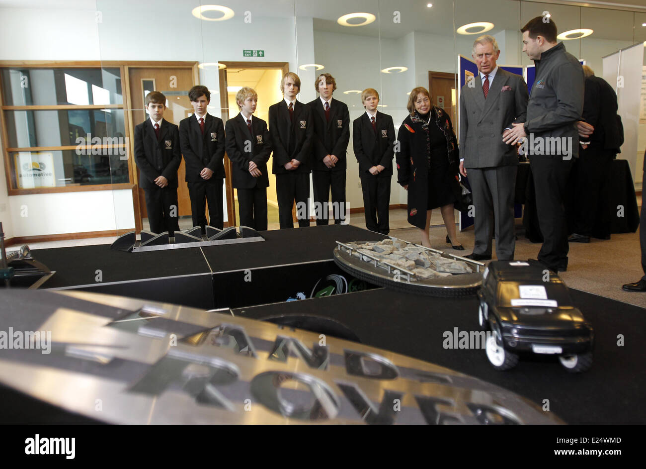 Prince charles land rover hi-res stock photography and images - Alamy