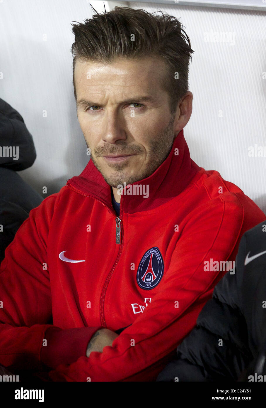 David Beckham plays his first match for Paris Saint-Germain (PSG ...