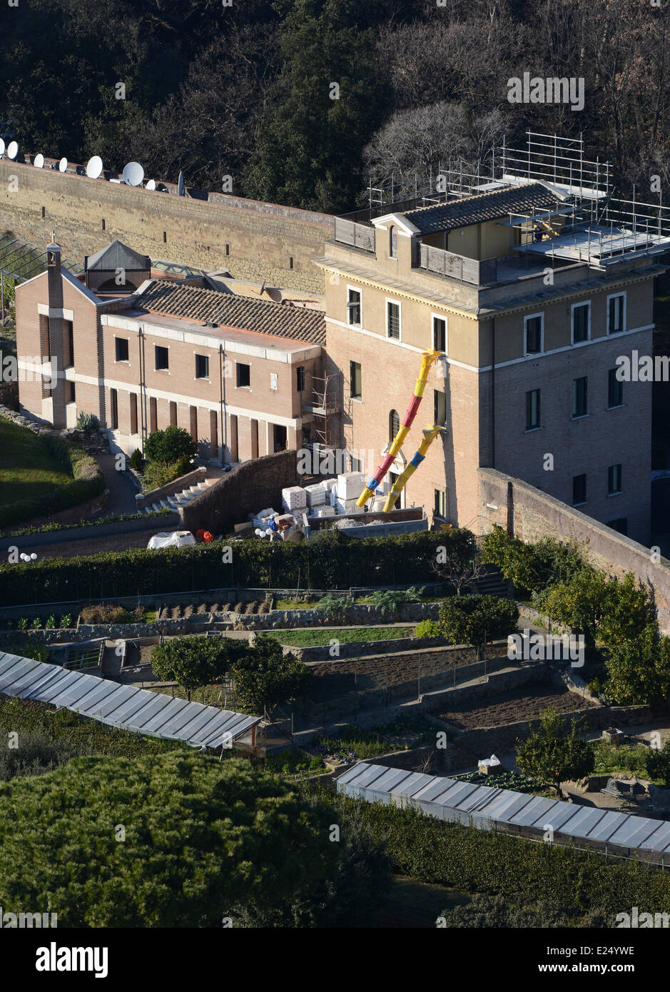 The 'Mater Ecclesiae' monastery in the Vatican Gardens, where Pope ...