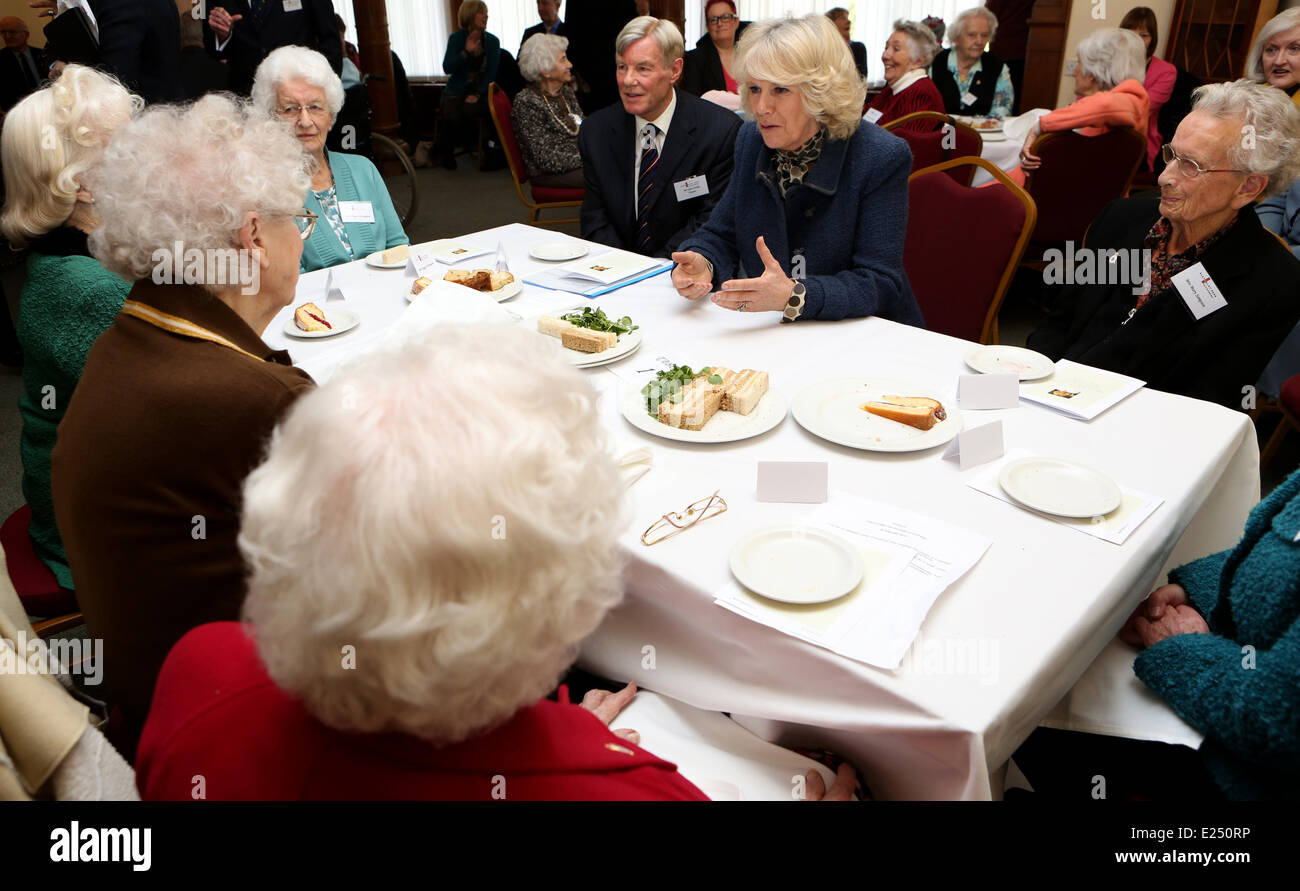 The Duchess of Cornwall speaks with women who served as code breakers ...