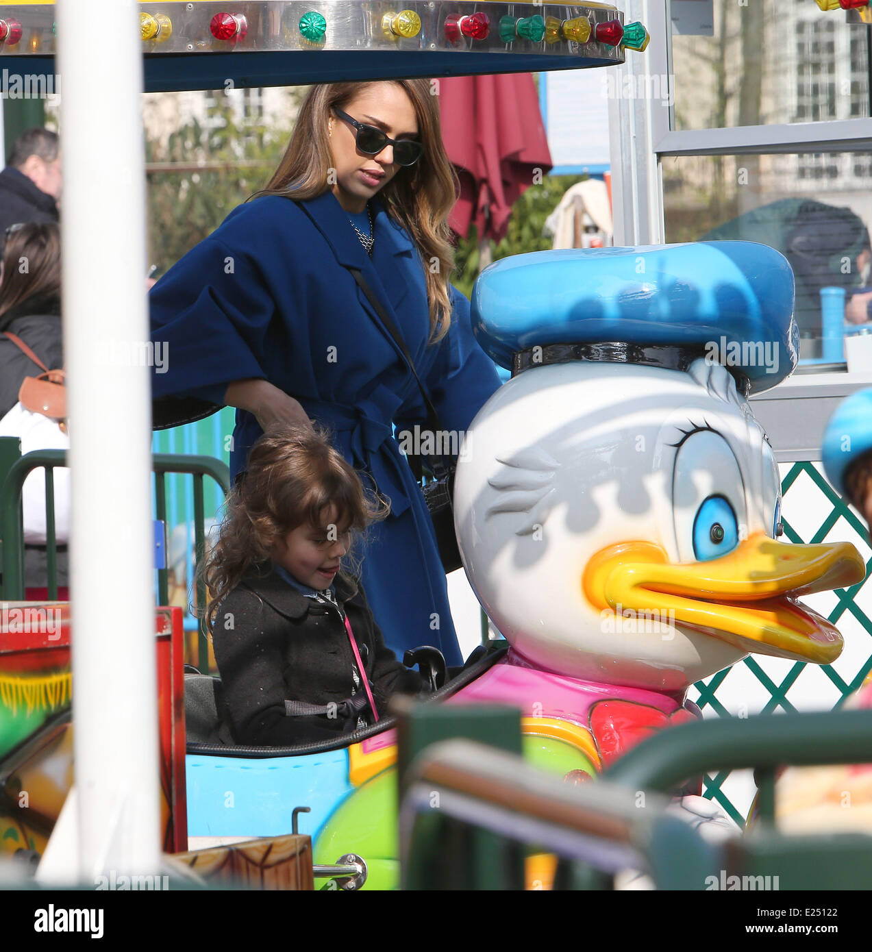 Jessica alba into the blue hi-res stock photography and images - Alamy