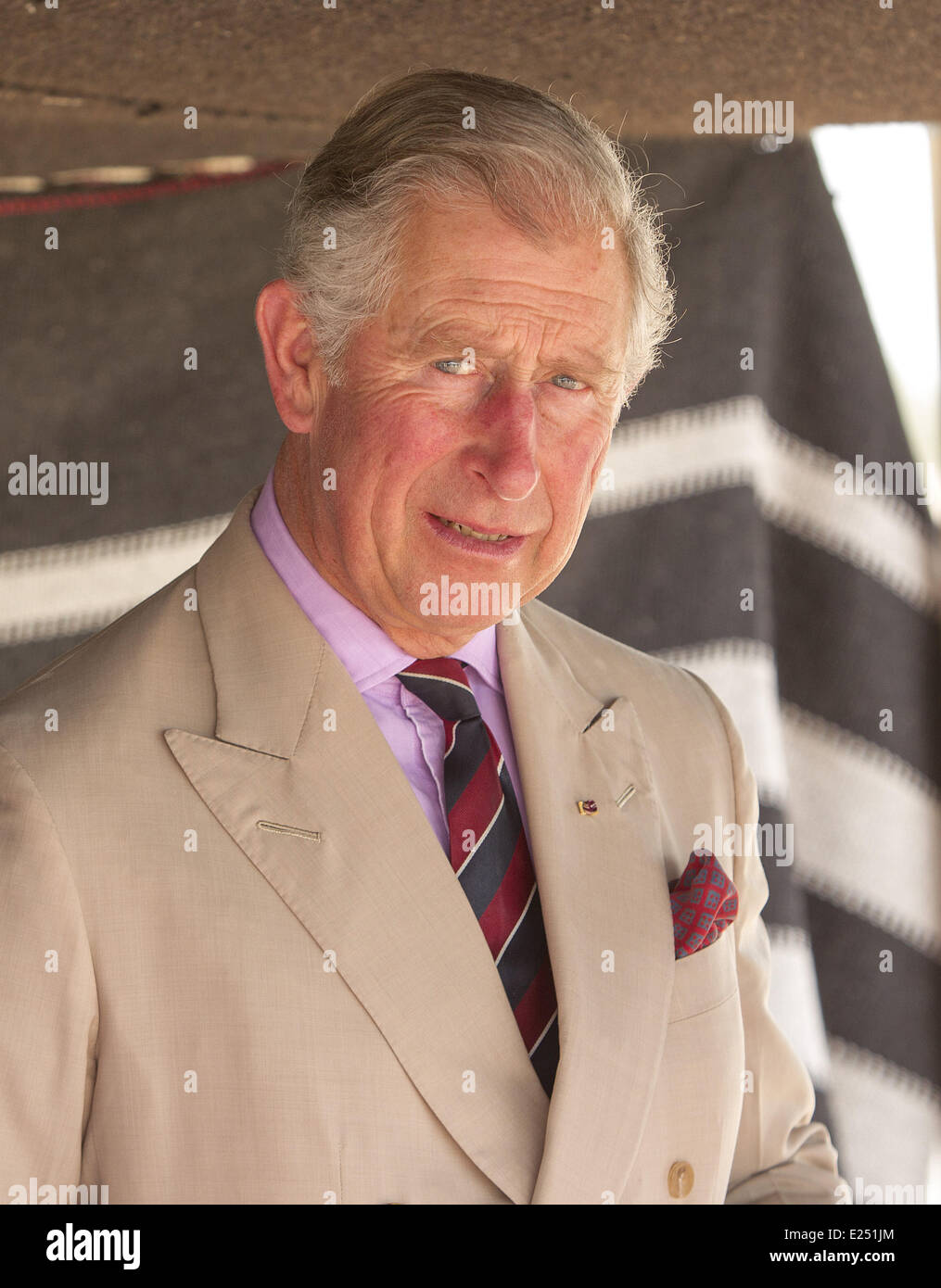 Prince Charles, HRH The Prince of Wales visits the Al Safwa farm in the ...