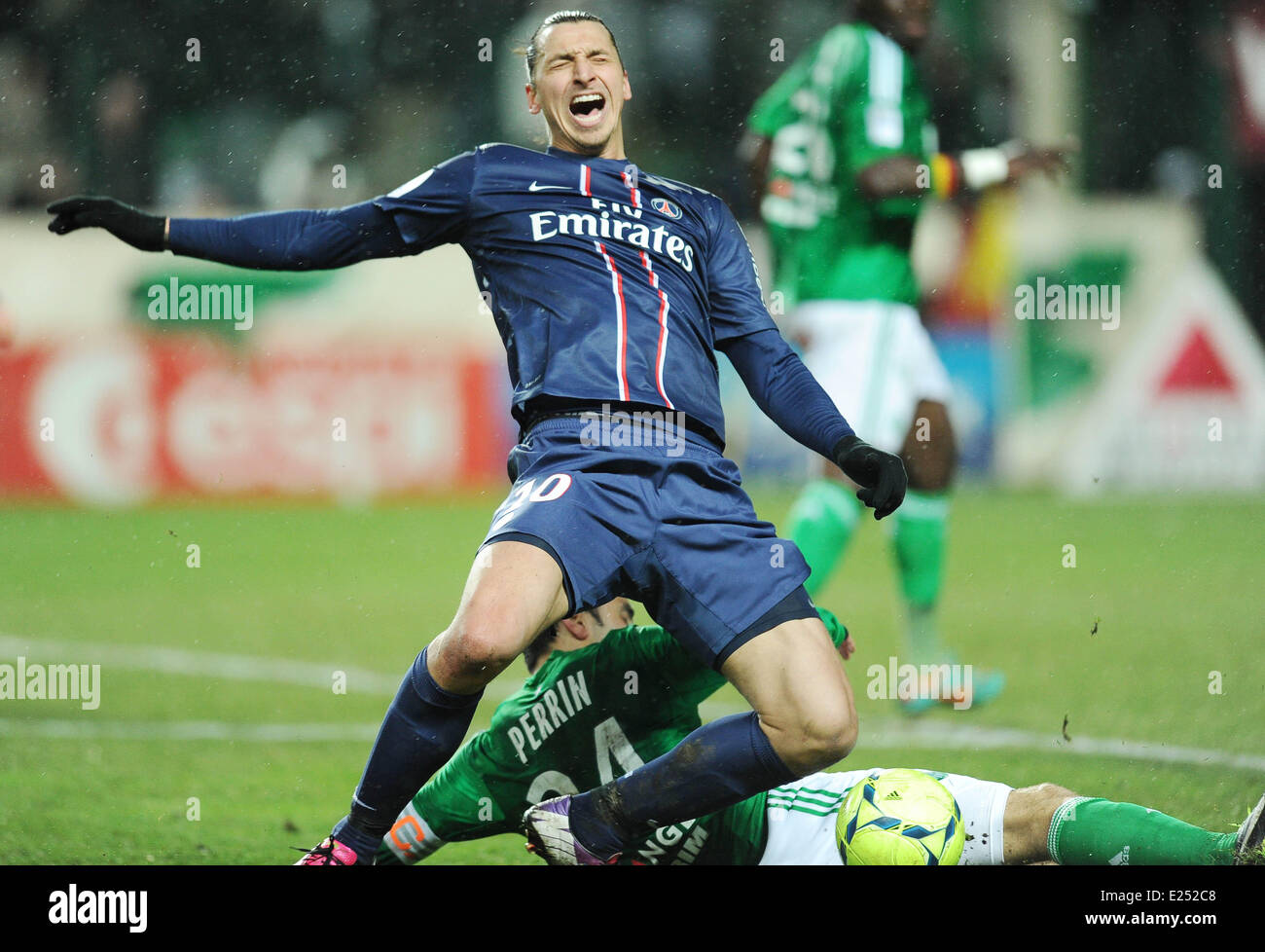 Paris Saint-Germain (PSG) vs. Saint-Etienne at Stade Geoffroy-Guichard ... Paris Saint-Germain (PSG) vs. Saint-Etienne at Stade Geoffroy-Guichard ...