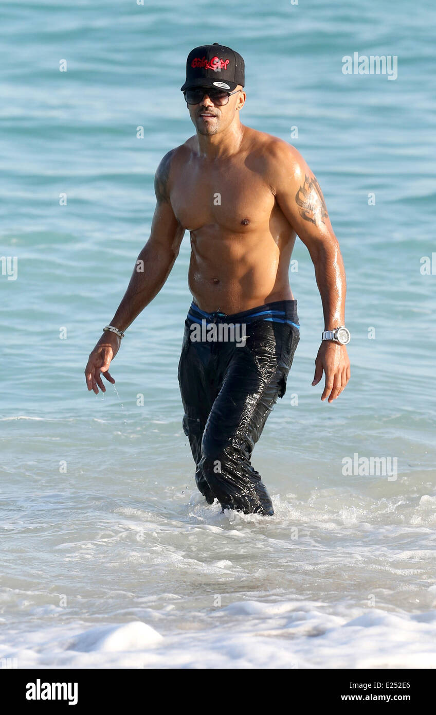 Shemar Moore Beach