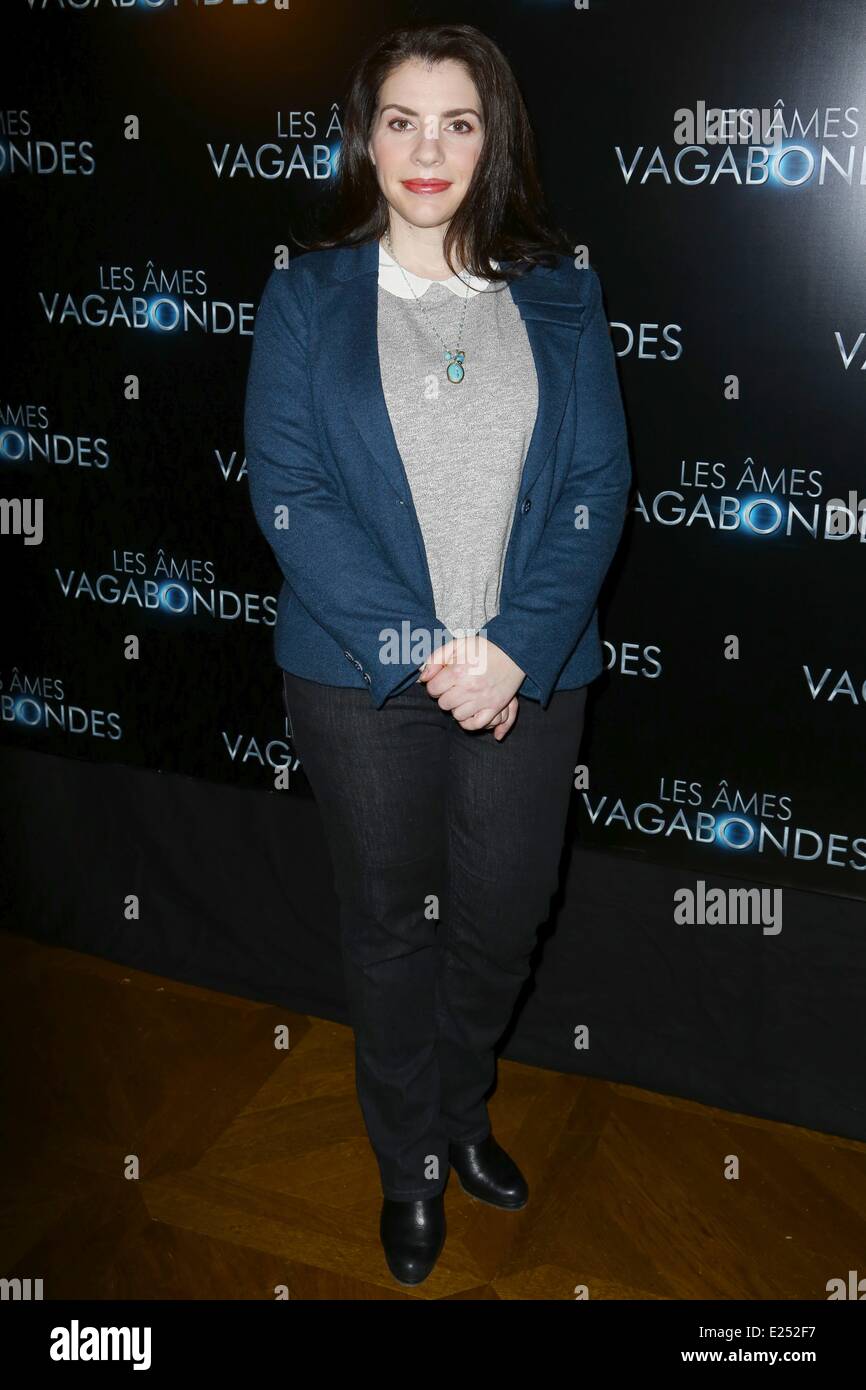 Stephenie Meyer attends a photocall for 'The Host' at Shangri-La Hotel ...