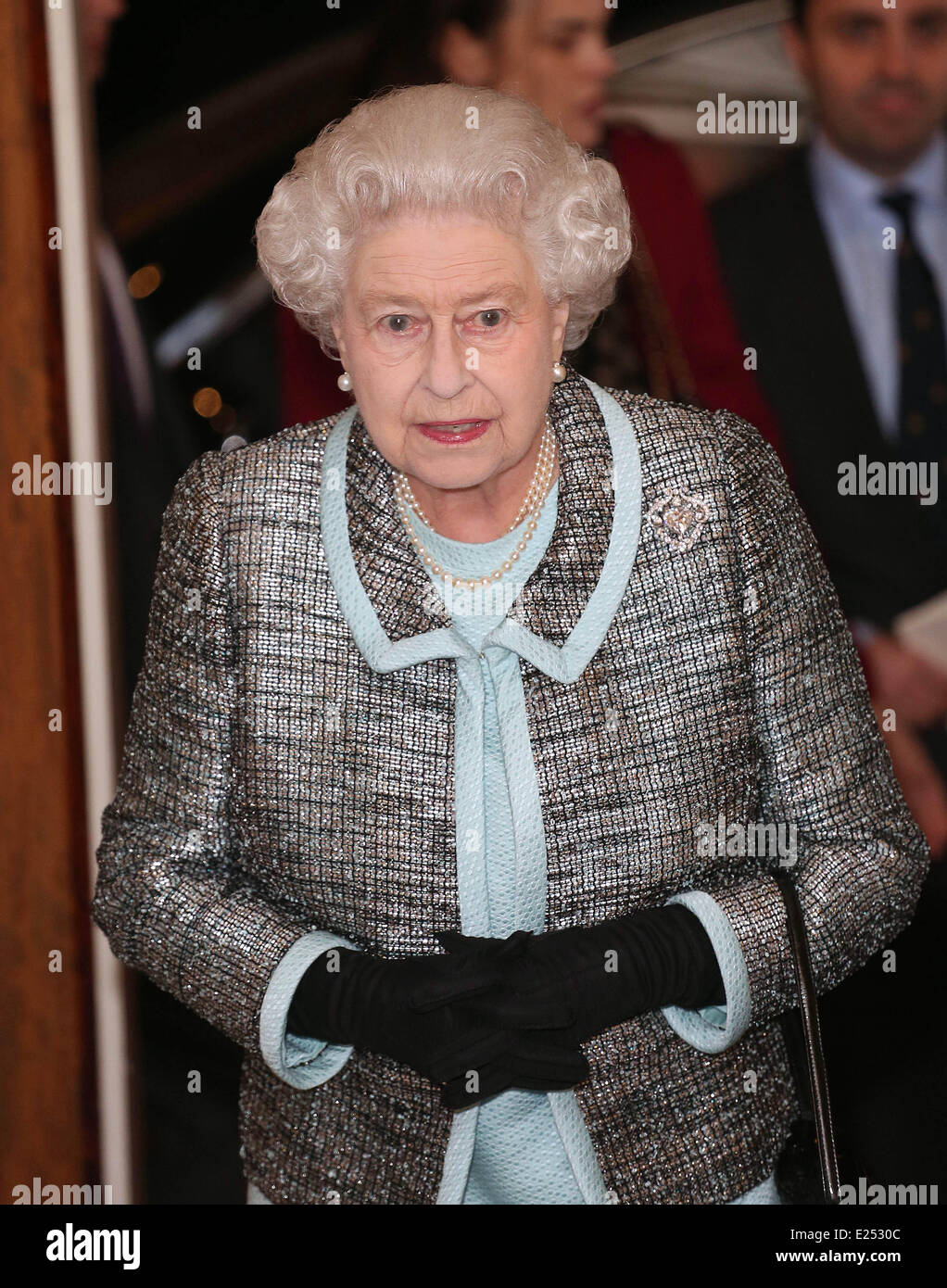 Queen Elizabeth II, Head of the Commonwealth at a reception at ...