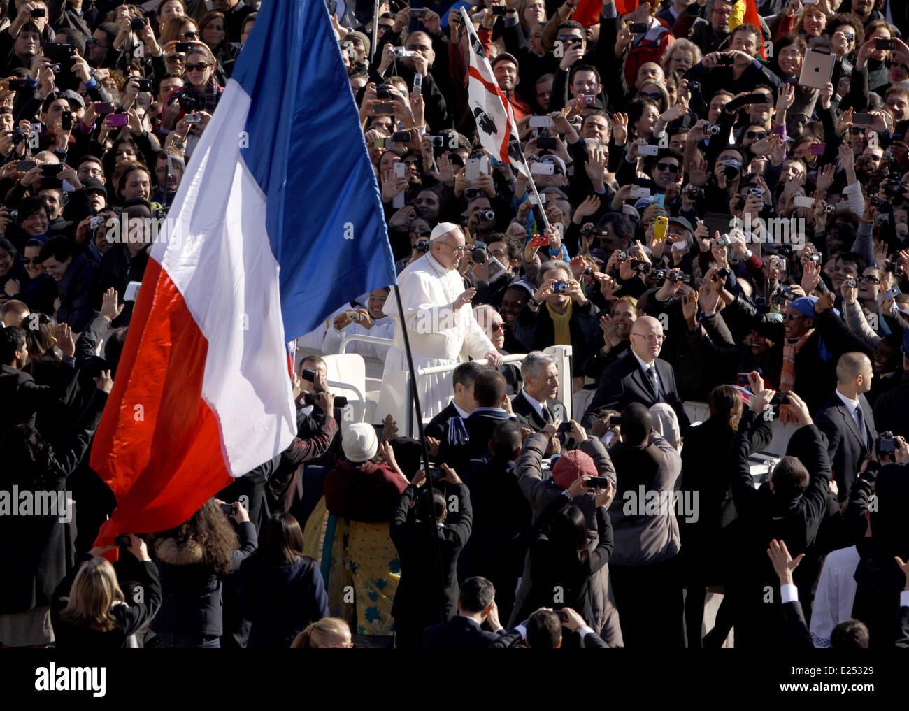 The inauguration of Pope Francis in St Peter's Square Featuring: Pope ...