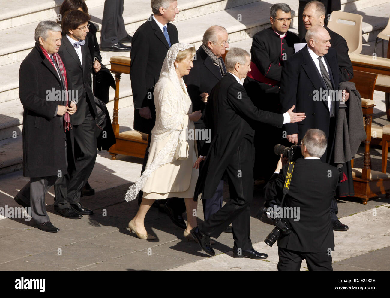 The inauguration of Pope Francis in St Peter's Square Featuring: Guests ...