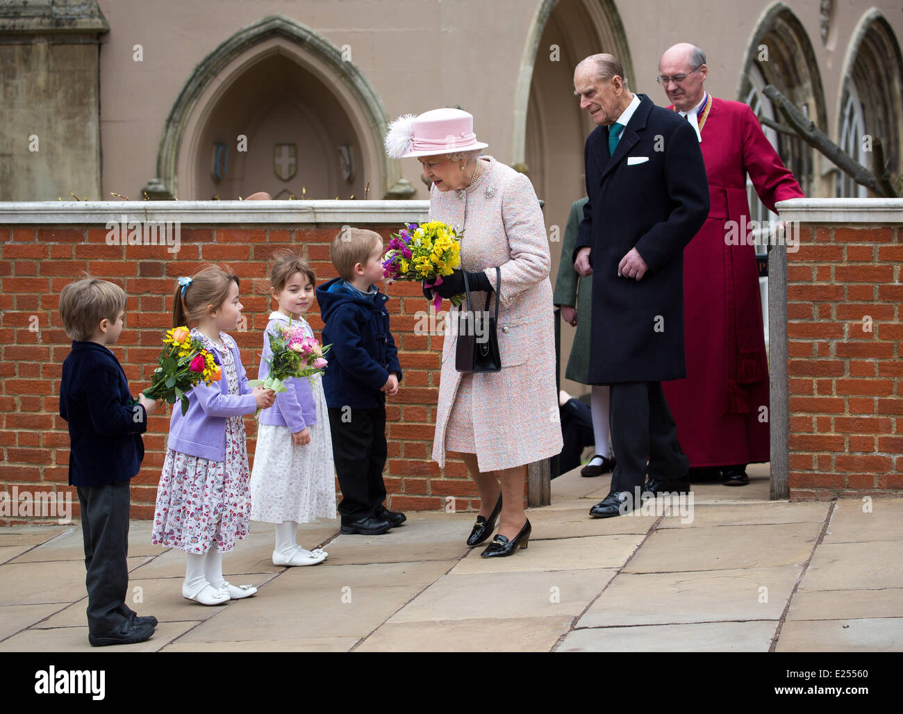 Members of the British Royal Family join Queen Elizabeth II for the ...