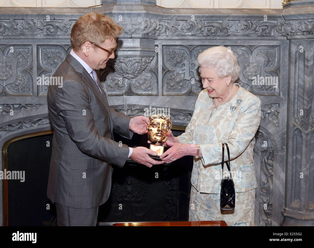 Queen Elizabeth II receives an honorary BAFTA in recognition of a ...