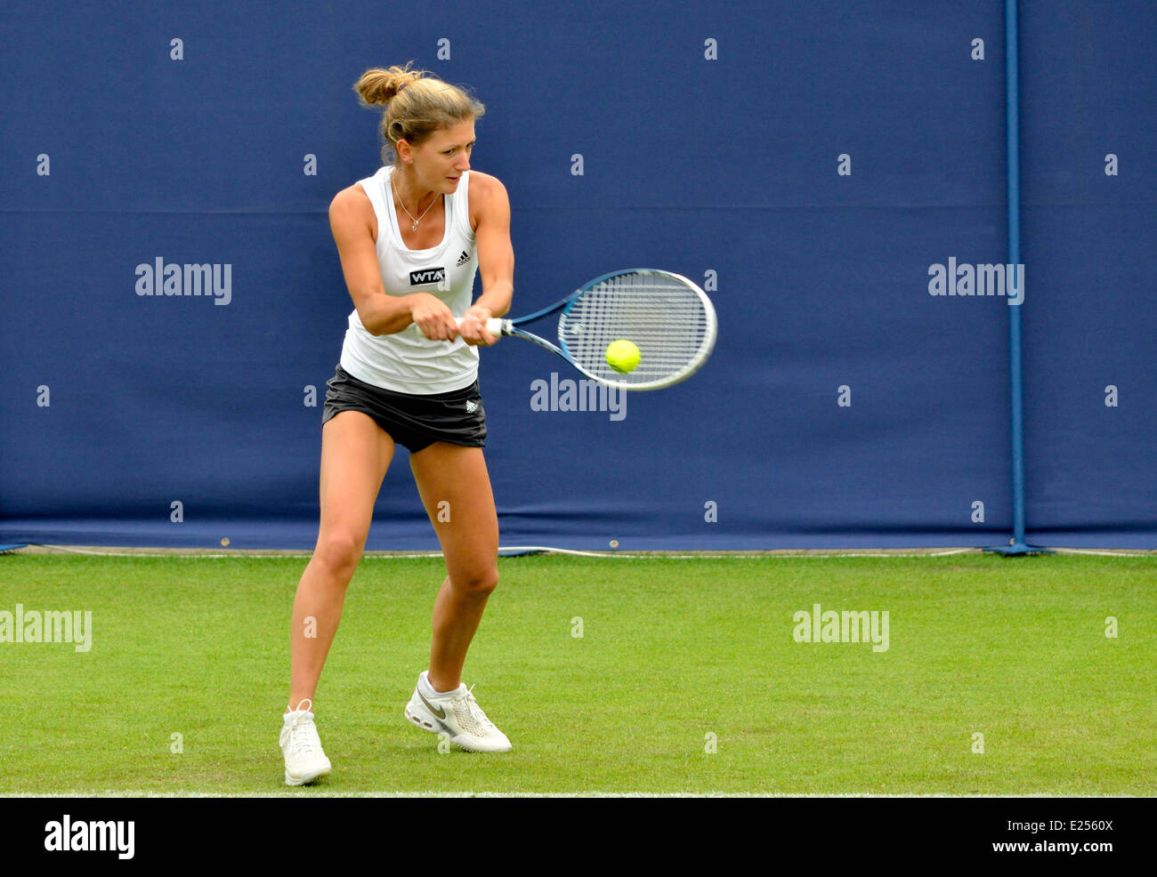 Jade Windley (GB) playing at Eastbourne, 2014 Stock Photo - Alamy