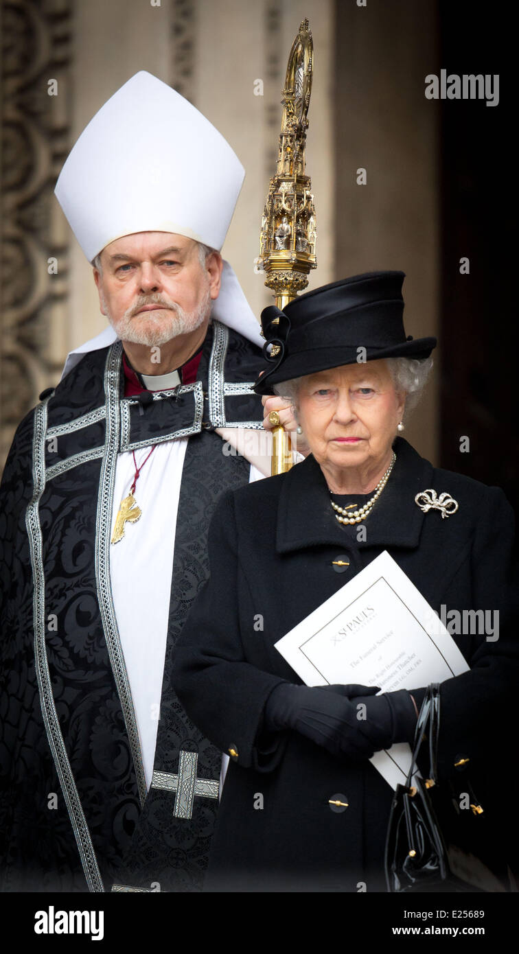The funeral of Baroness Thatcher at St Pauls Cathedral Born Margaret ...