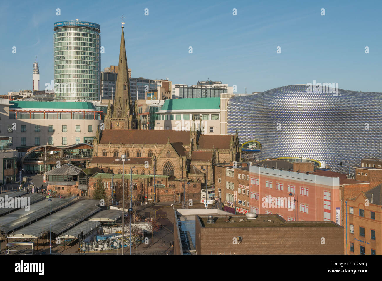 Birmingham bull ring rotunda hi-res stock photography and images - Alamy