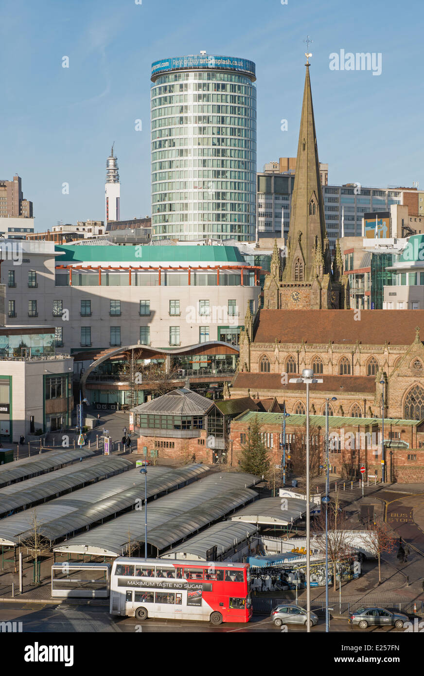 Birmingham bull ring rotunda hi-res stock photography and images - Alamy