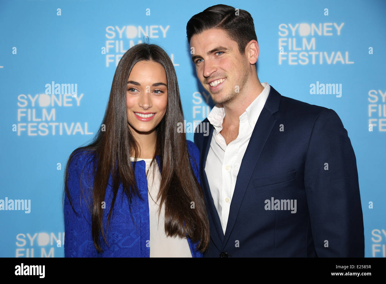 Sydney, Australia. 15th June, 2014. Scott Tweedie and his model ...