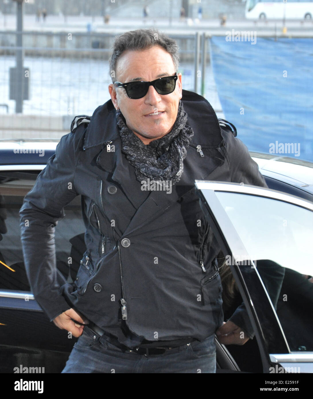 Bruce Springsteen arrives in Stockholm Featuring: Bruce Springsteen ...